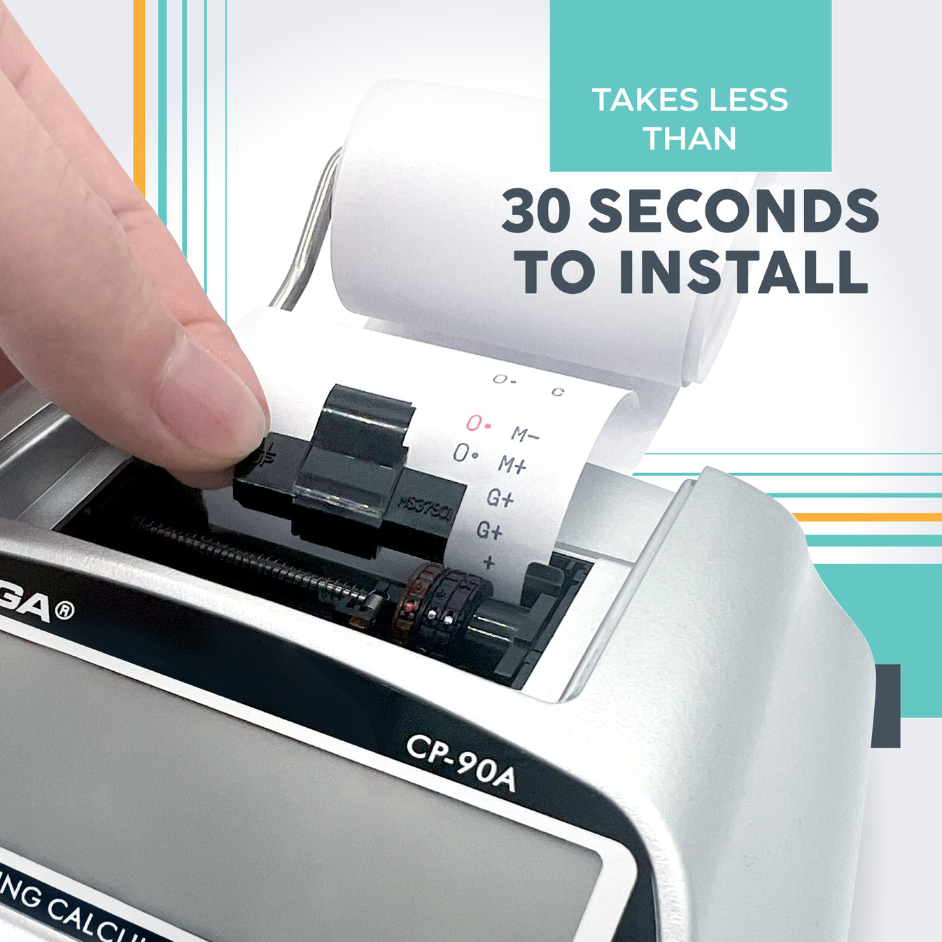 CATIGA IR-40T Ink Roller Cartridge for Printing Calculators and Adding